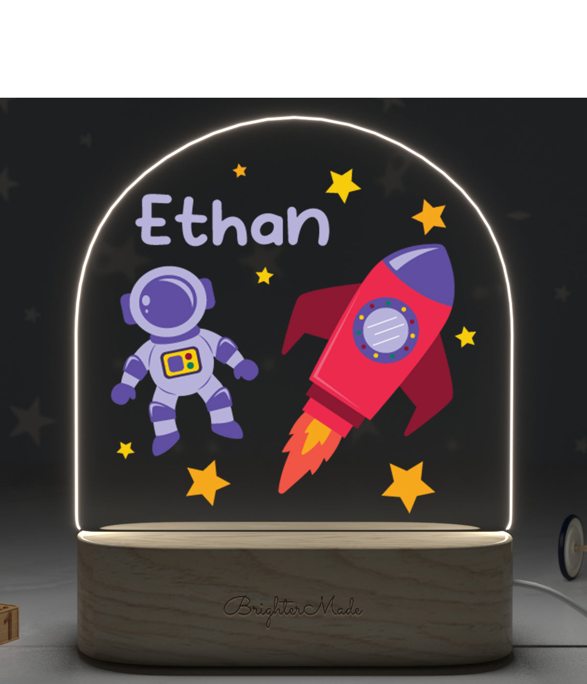 Brighter Made | Personalized Night Lights