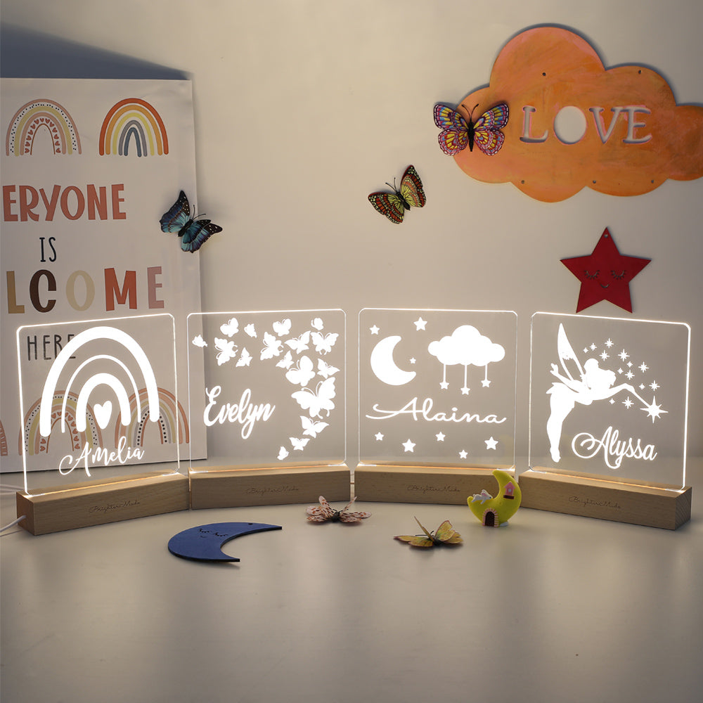 Brighter Made | Personalized Night Lights