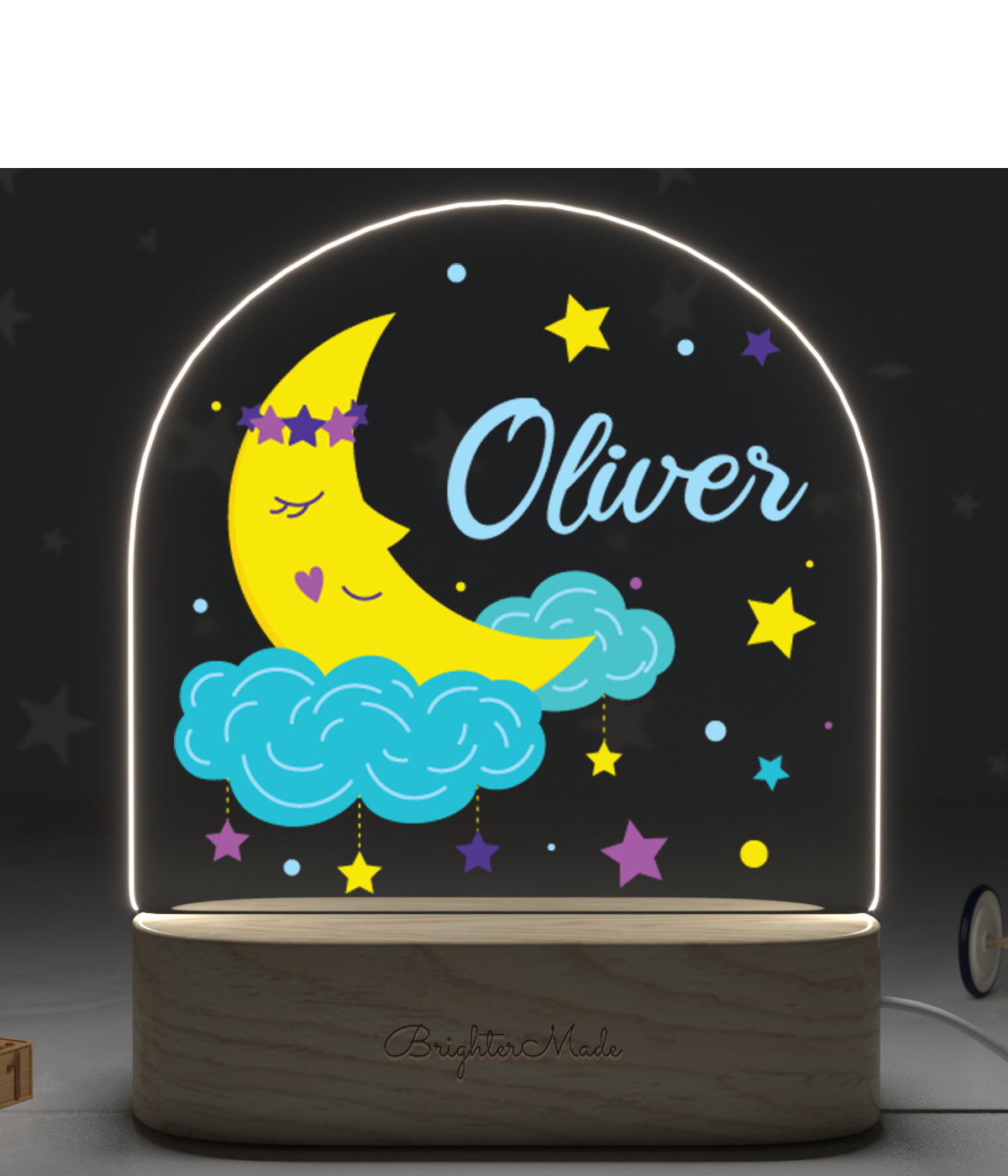 Brighter Made | Personalized Night Lights