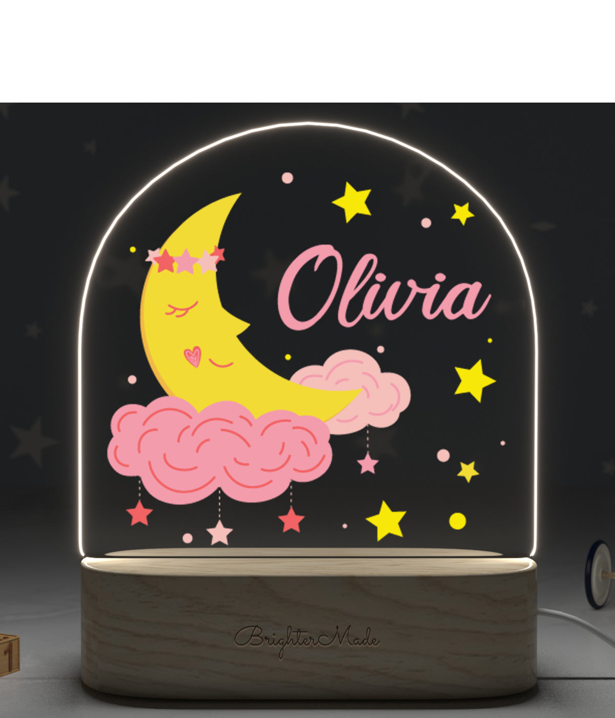 Brighter Made | Personalized Night Lights