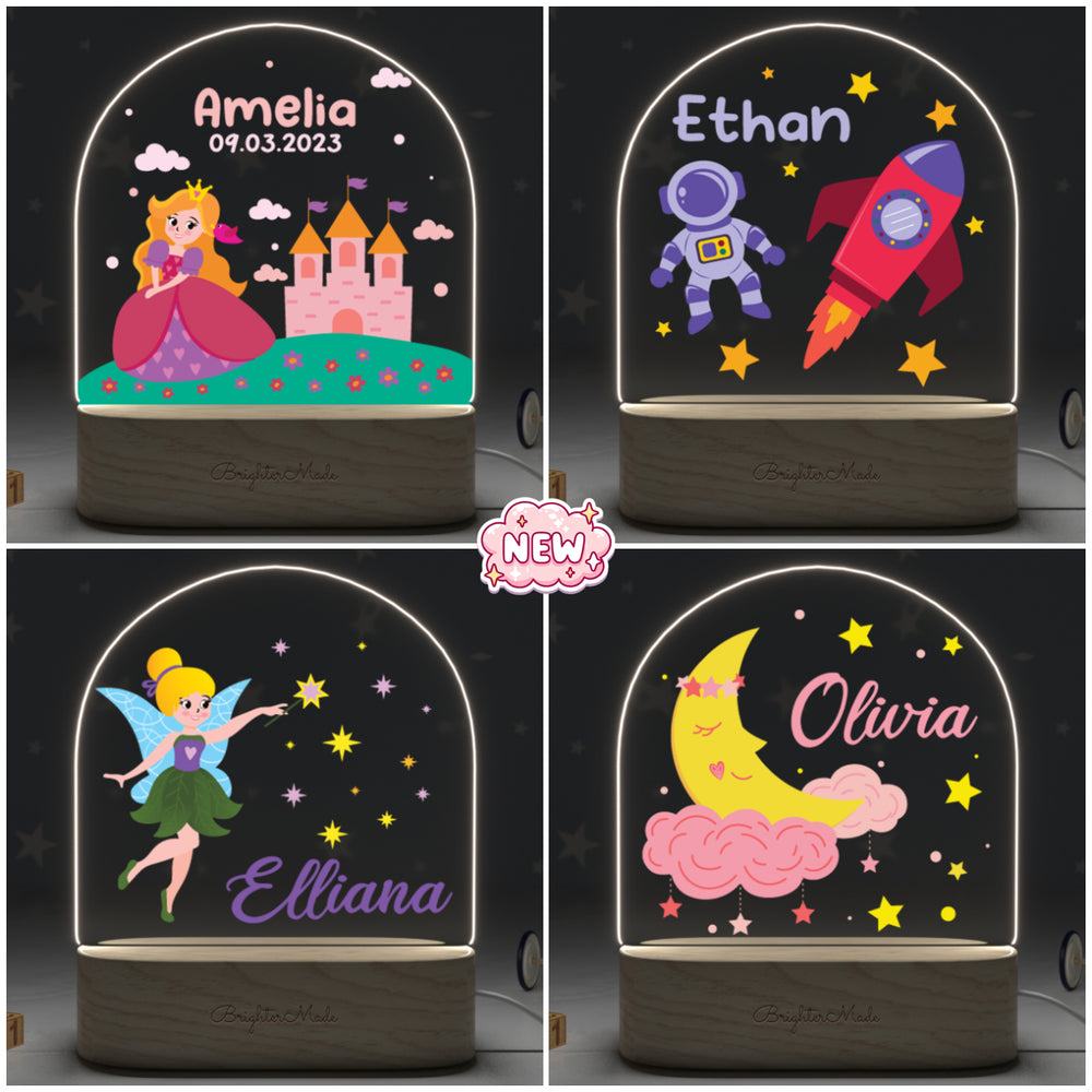 Brighter Made | Personalized Night Lights